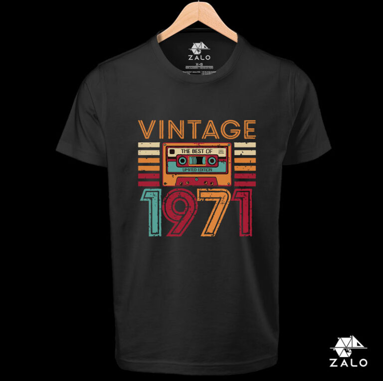 Polo cumpleaños estilo 2 negro - ZALO Tienda de polos estampados con diseño